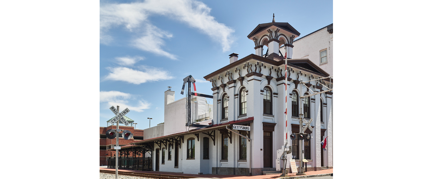 Gettysburg Lincoln Rail Station - Hosts President - Witnessing York